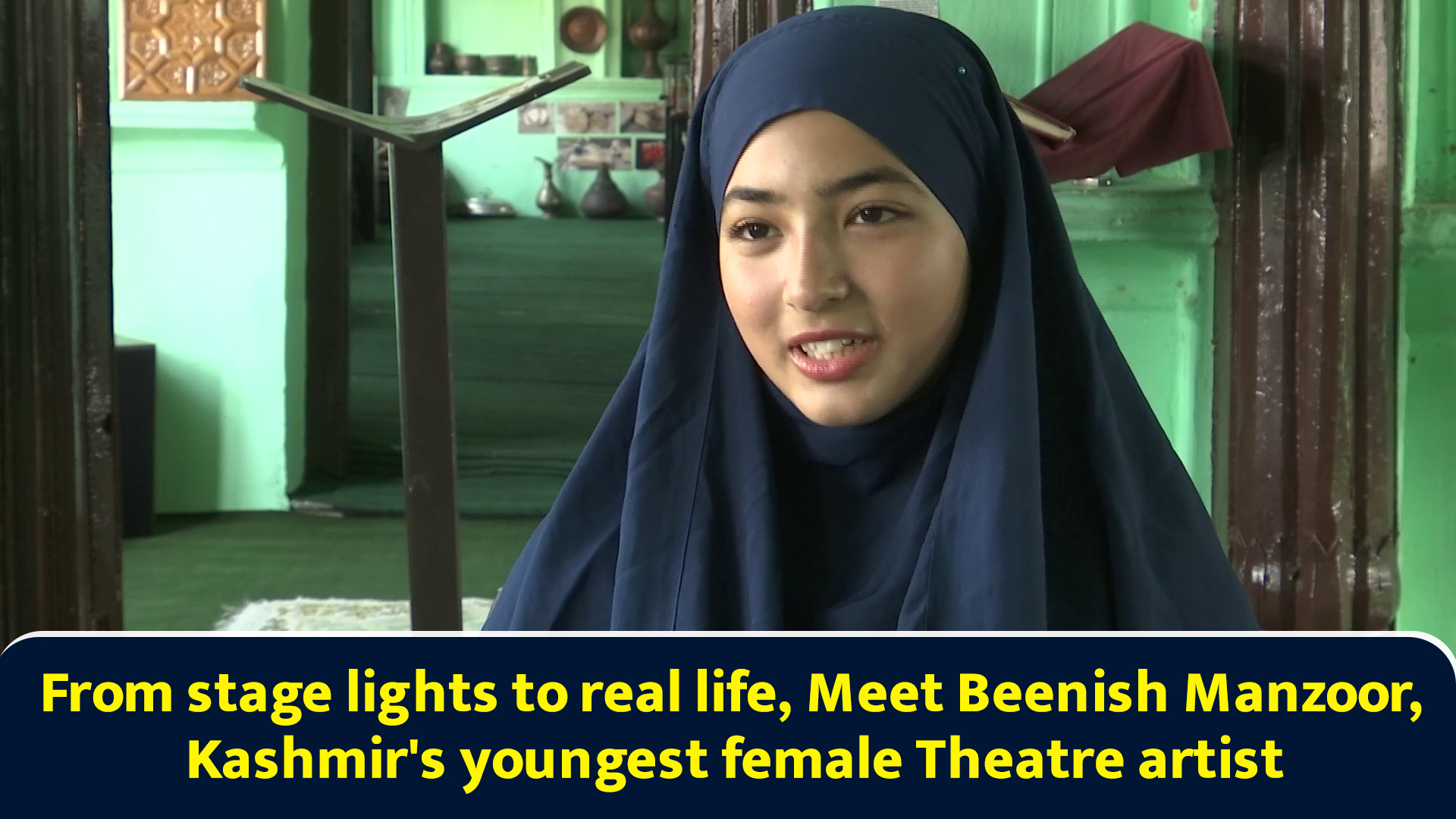 From stage lights to real life, Meet Beenish Manzoor, Kashmir's ...
