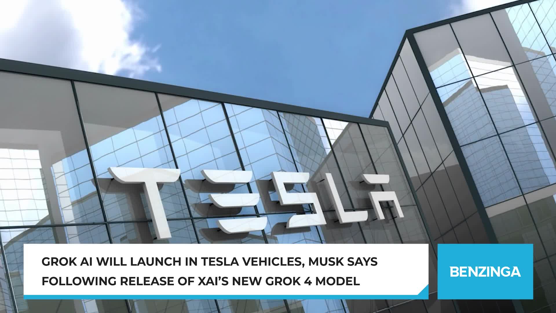 Grok AI Will Launch In Tesla Vehicles, Musk Says Following Release Of ...
