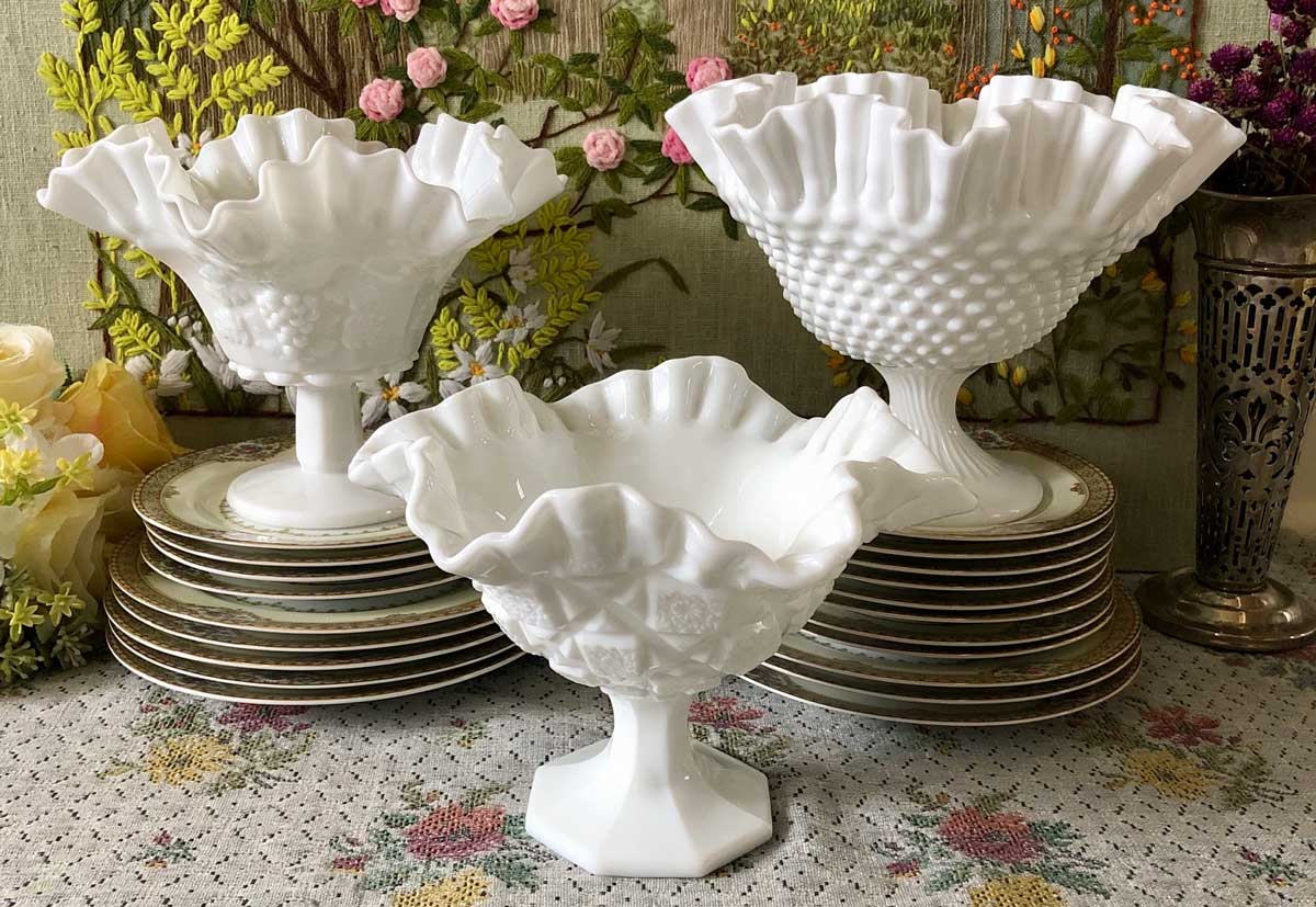 11 Valuable Pieces of Milk Glass