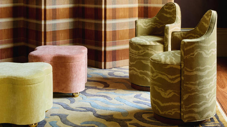 Fiery collaborations from Mark Grattan for HBF Textiles, Sister by ...