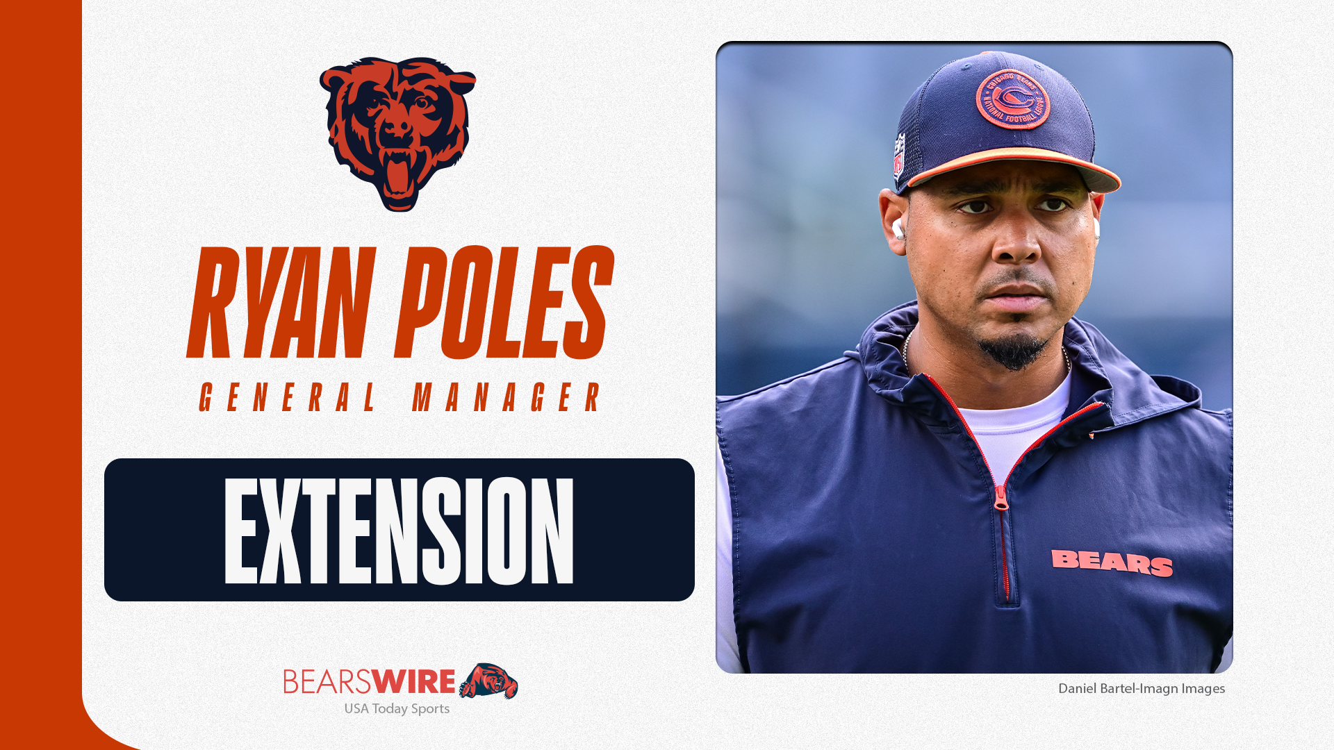 Chicago Bears sign GM Ryan Poles to contract extension through 2029