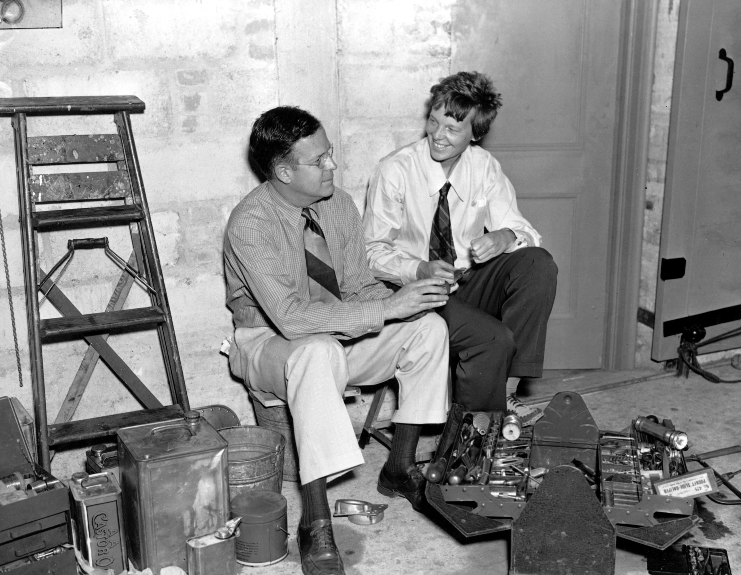 Amelia Earhart, her husband and the myths they created