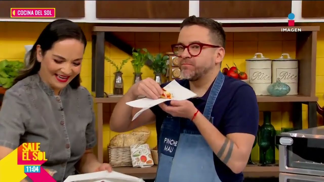 Receta de la viral PIZZABROSA con la chef Ingrid Ramos y Mauricio Mancera