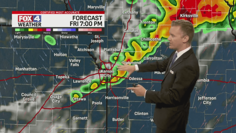 FOX4 Forecast: Friday evening strong storms