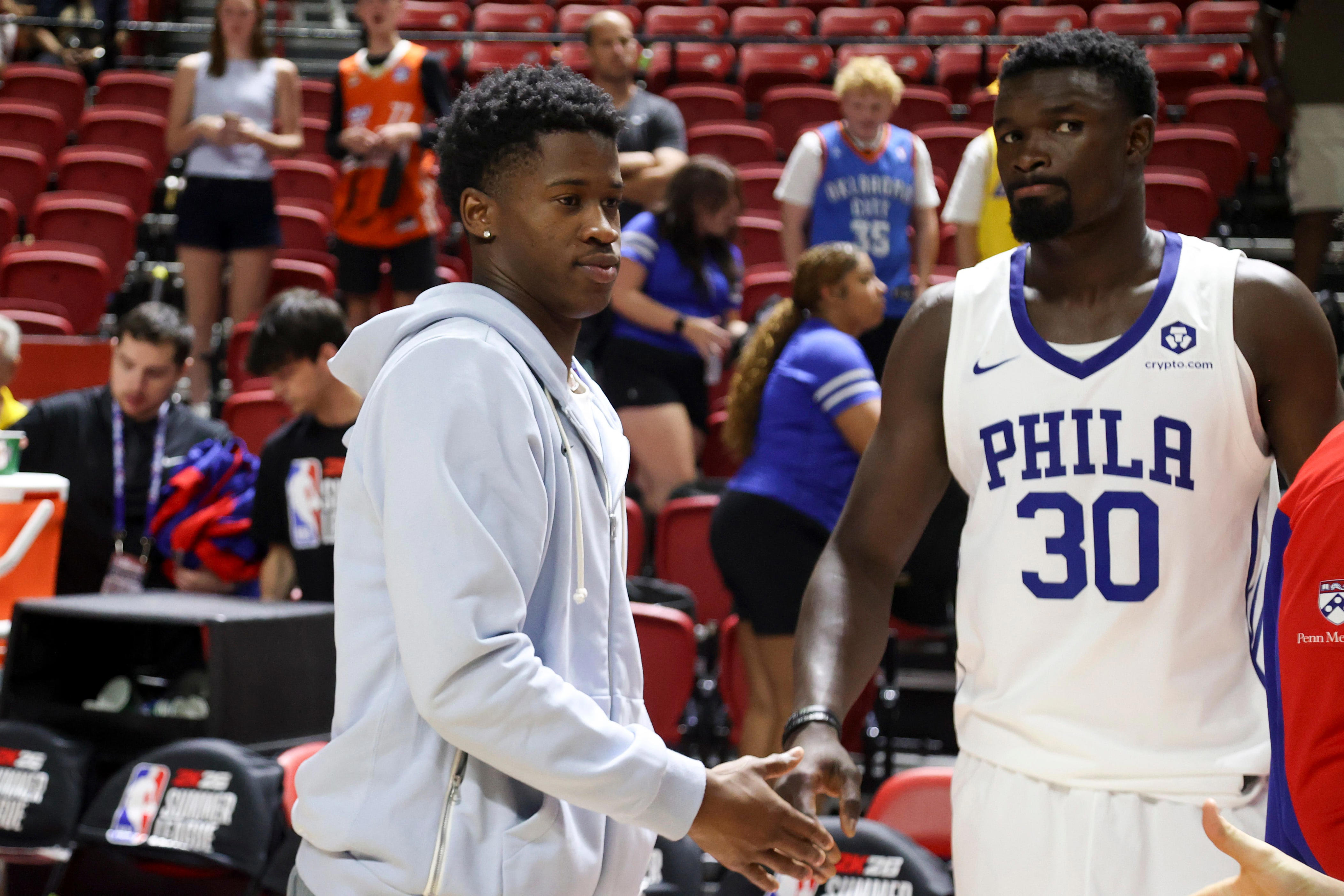 Sixers' VJ Edgecombe receives praise from summer league teammate