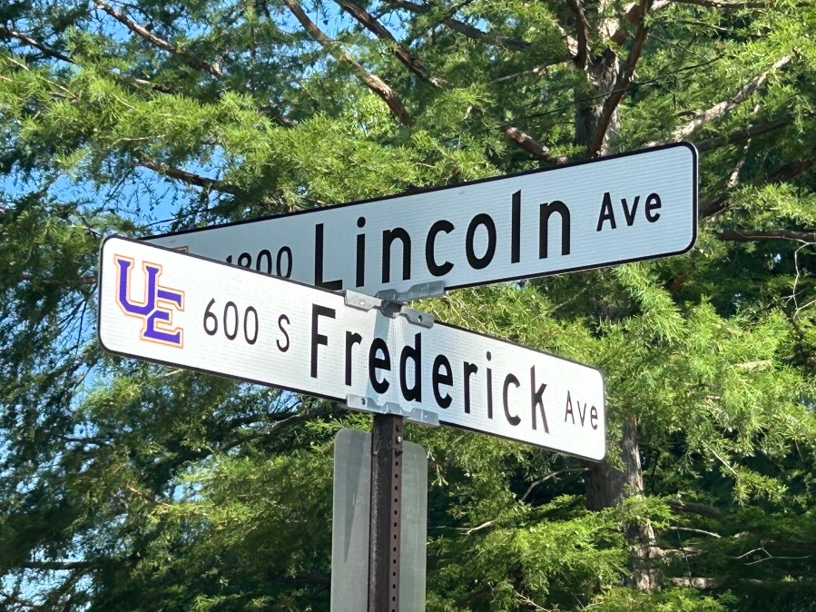 New branded street signs come to UE