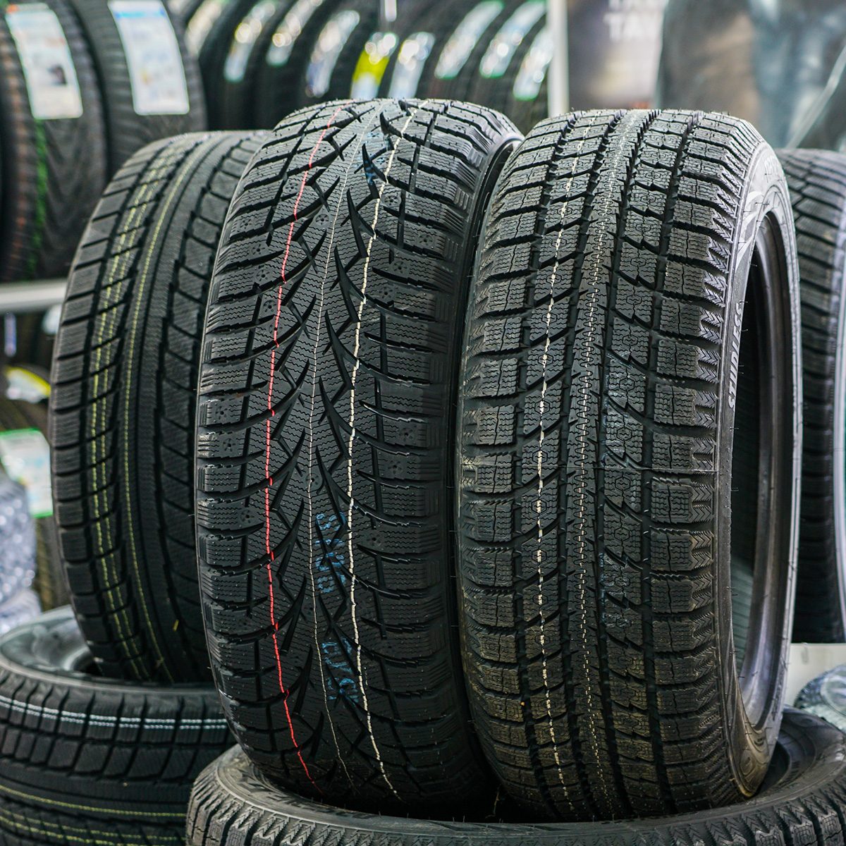 The Secret Meaning Behind the Colored Lines on Your New Tires