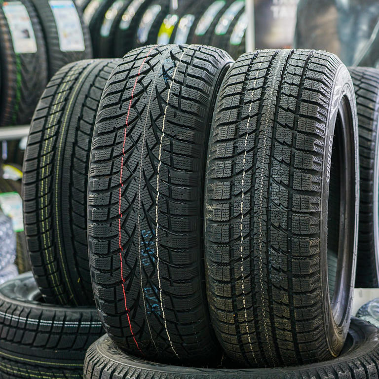 The secret meaning behind the colored lines on your new tires