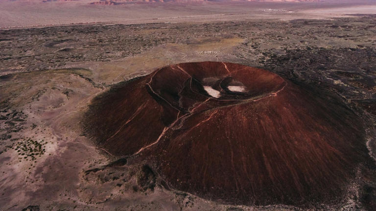 An Iconic Cafe And Lava Fields Meet Neon Nostalgia In California's ...