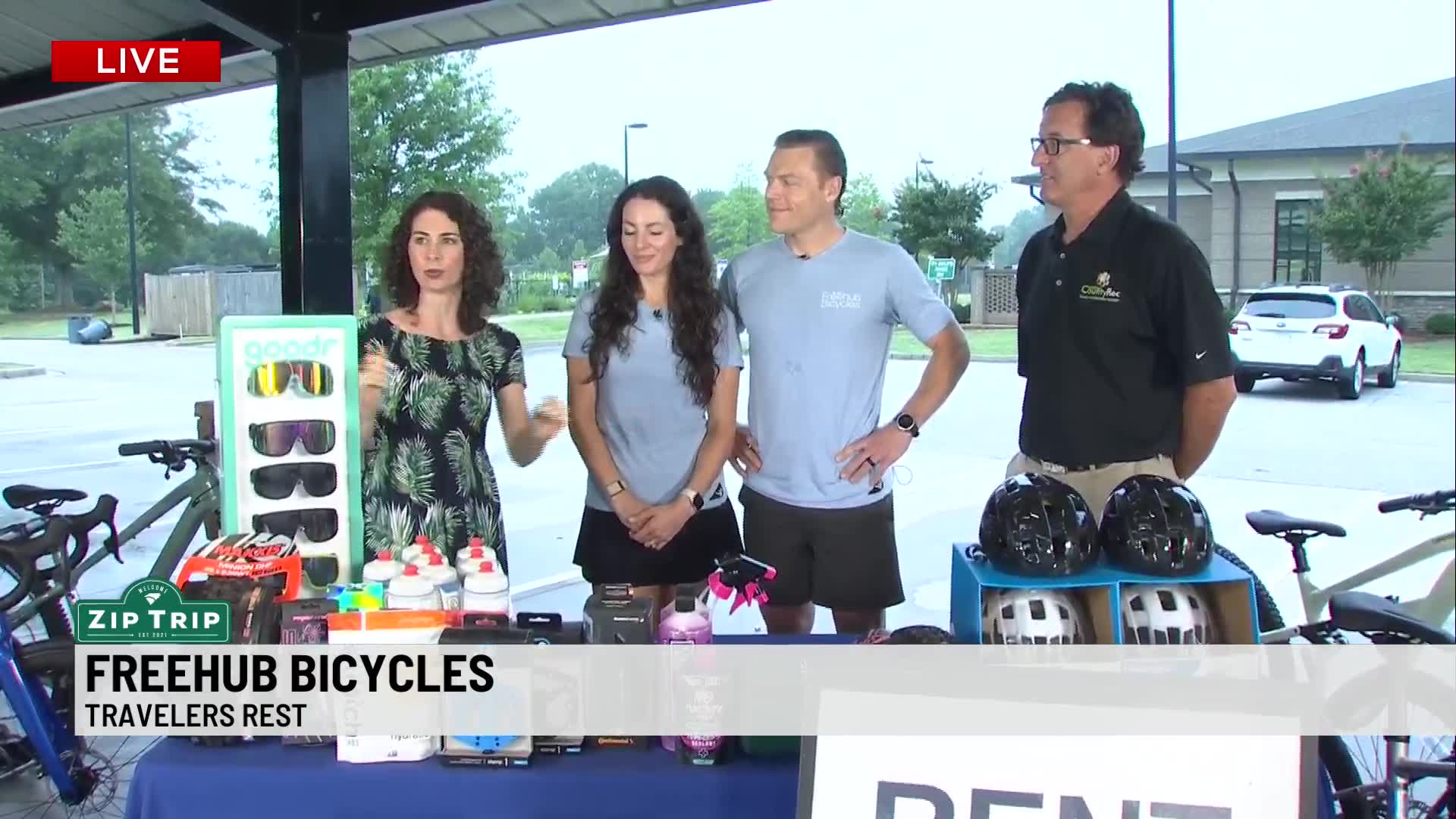 Zip Trip Travelers Rest: Freehub Bicycles and Greenville County Recreation