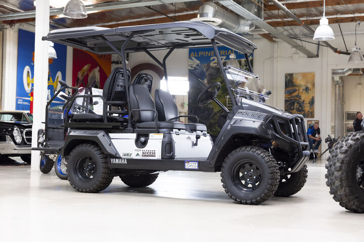 Yamaha Outdoor Access Initiative And Jay Leno Give UMAX To Burbank PD