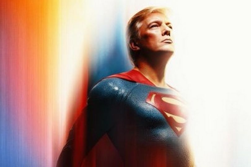 Trump becomes Superman in ‘nauseating’ White House post after ‘woke ...