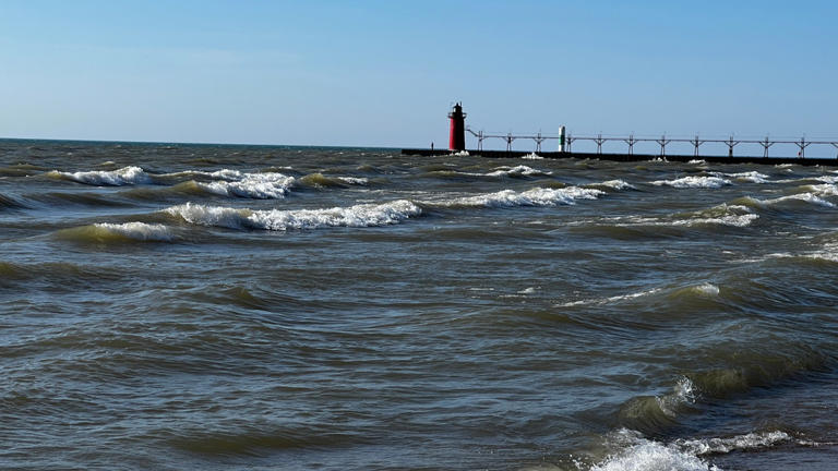 Five years later: Lake Michigan water level down 3 feet from 2020 record