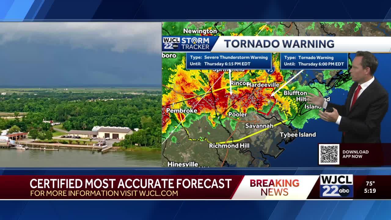 Tornado warning issued in Jasper County