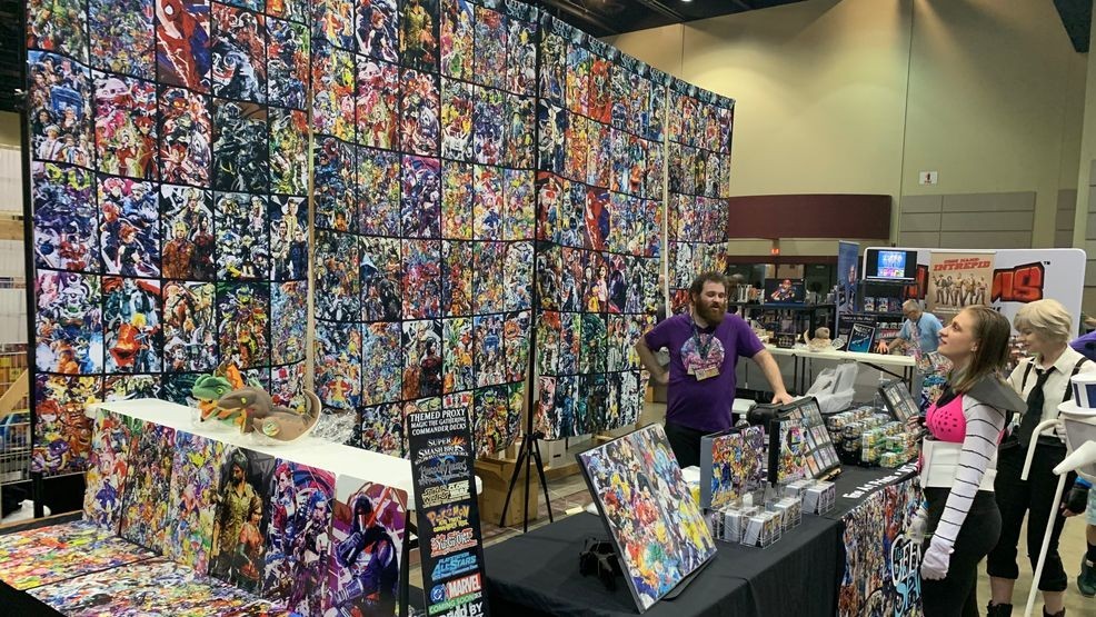 Unique art, big names & cosplay draws people to comic con in Lansing