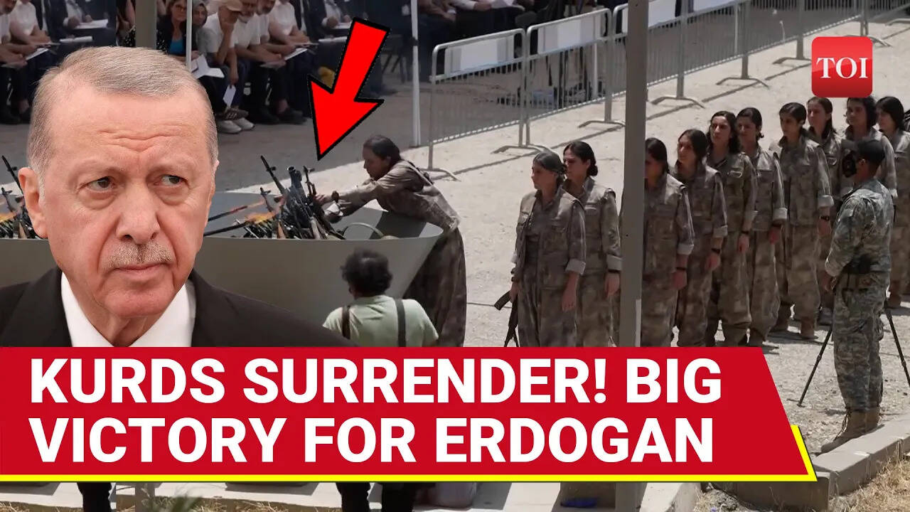 Big VICTORY For Turkey: Kurdish Fighters' Dramatic Surrender On Cam ...