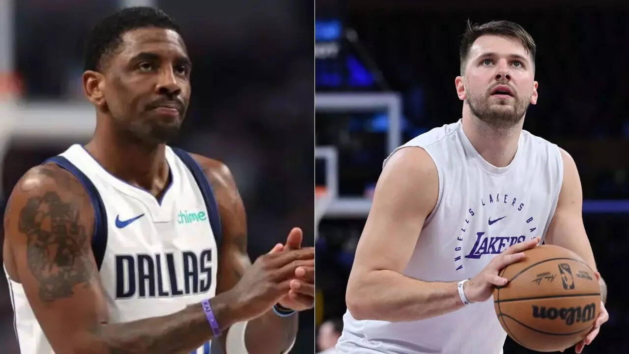 Kyrie Irving gets a surprise call from former teammate Luka Doncic ...