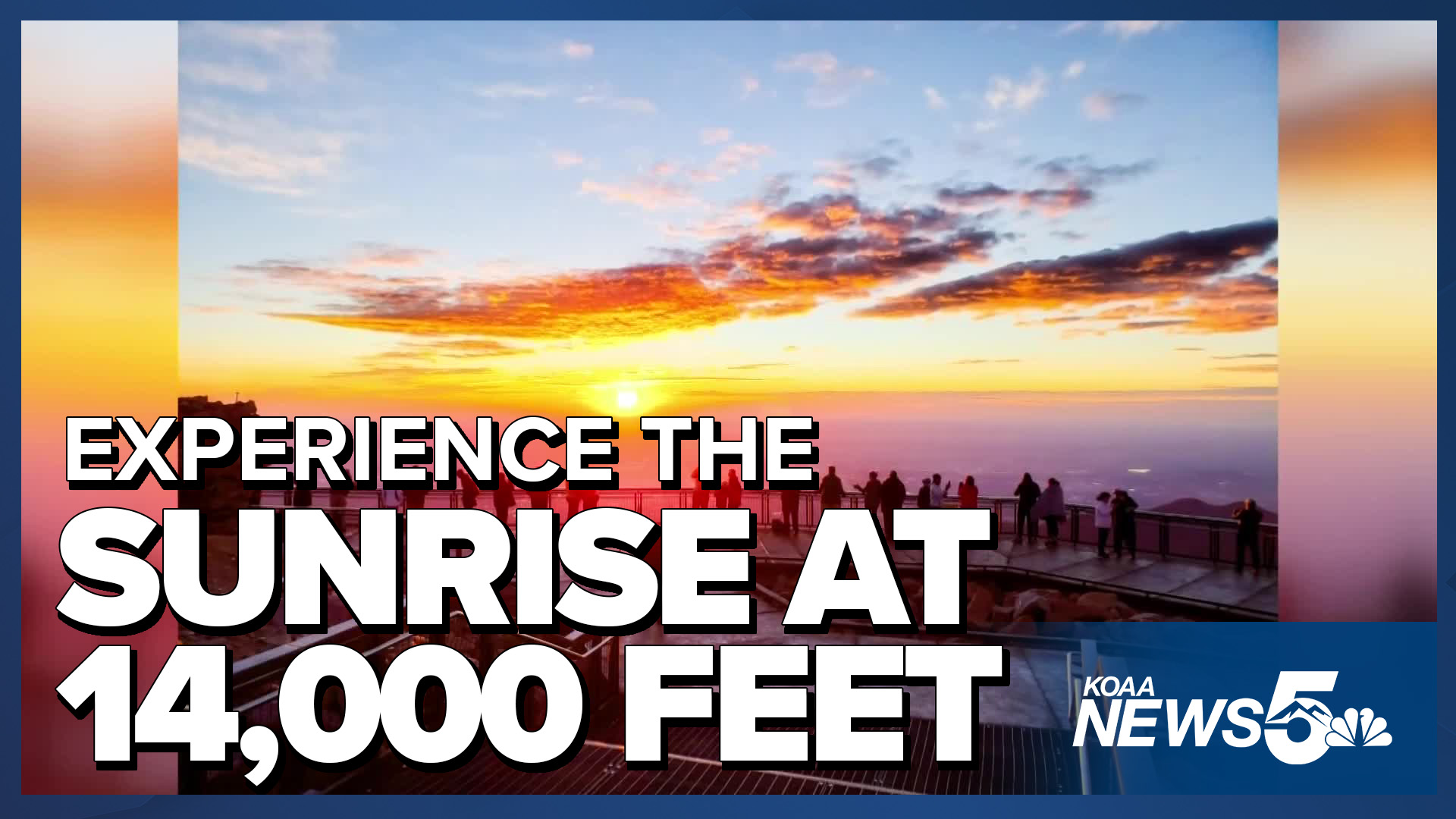 This weekend, you can experience a sunrise at 14,000 feet on America's ...