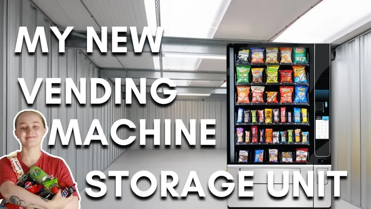 My new vending machine storage unit | Day in the life of a vending ...