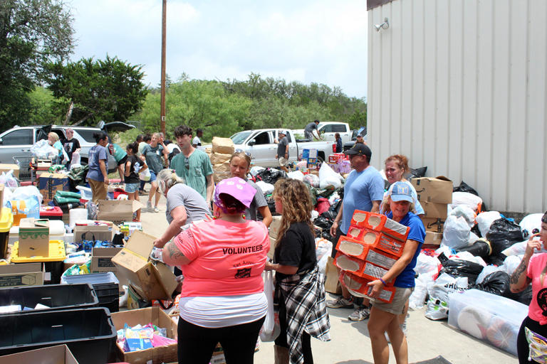Faith-based relief groups offer food, water and emotional support to ...