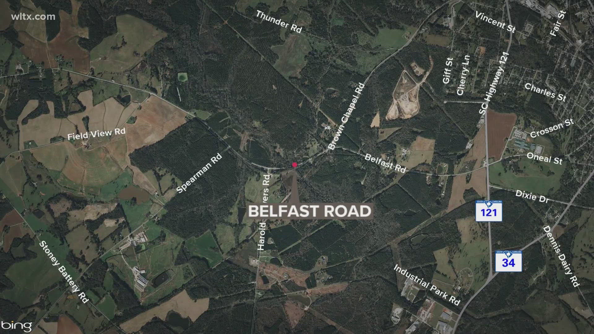 Belfast Road Bridge in Newberry closed