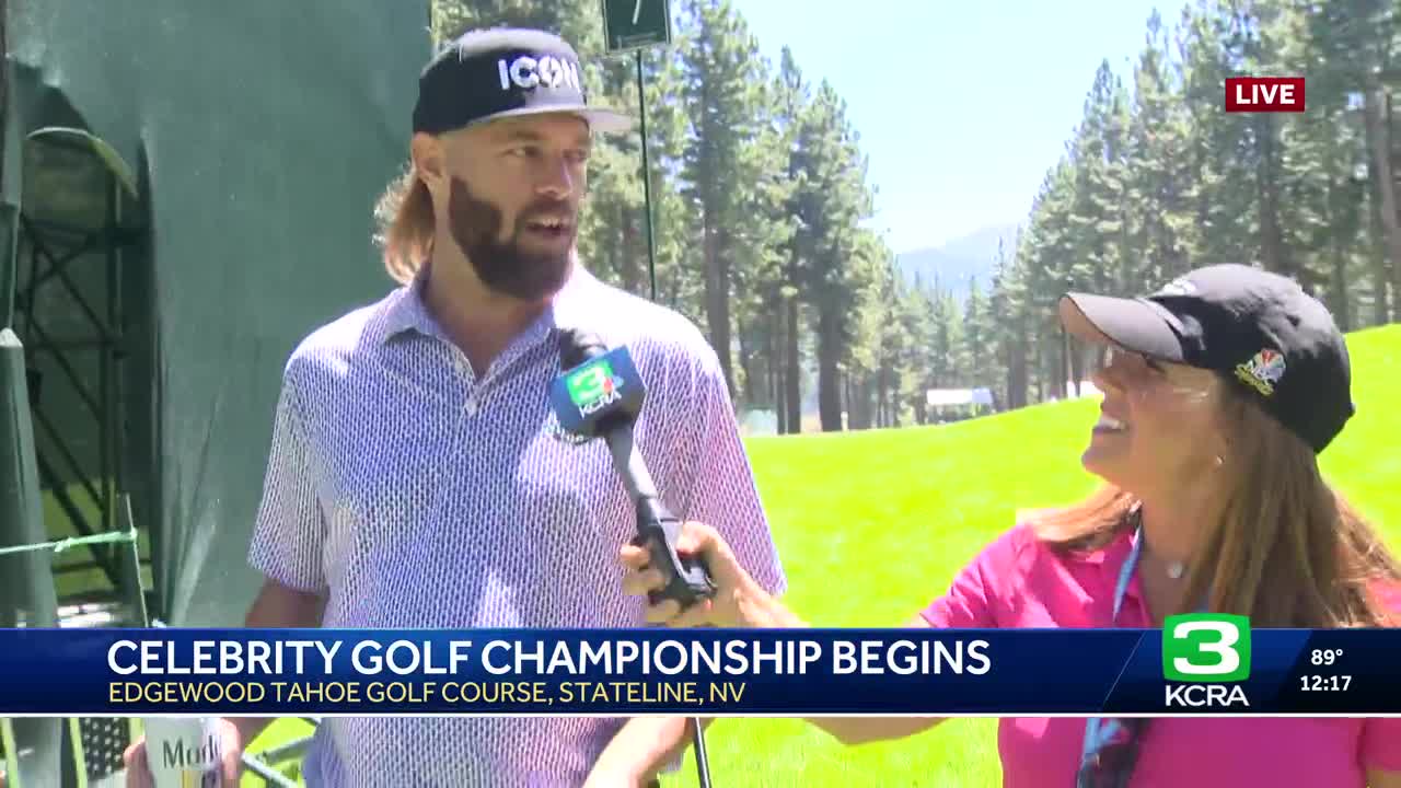 Former MLB outfielder Jason Werth signs a fan’s hat at Tahoe celebrity ...