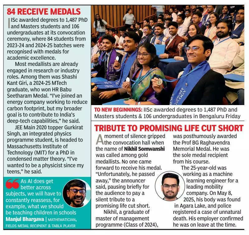 AI will soon solve UG science, maths problems: Manjul Bhargava at IISc ...