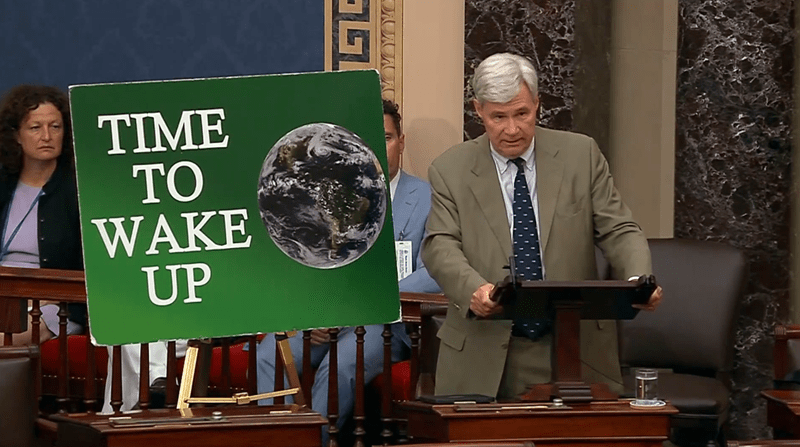 Sen. Whitehouse issues warning in 300th speech on climate change