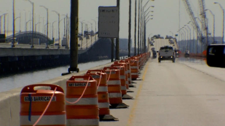 FDOT begins demolition process on 1960s Howard Frankland Bridge