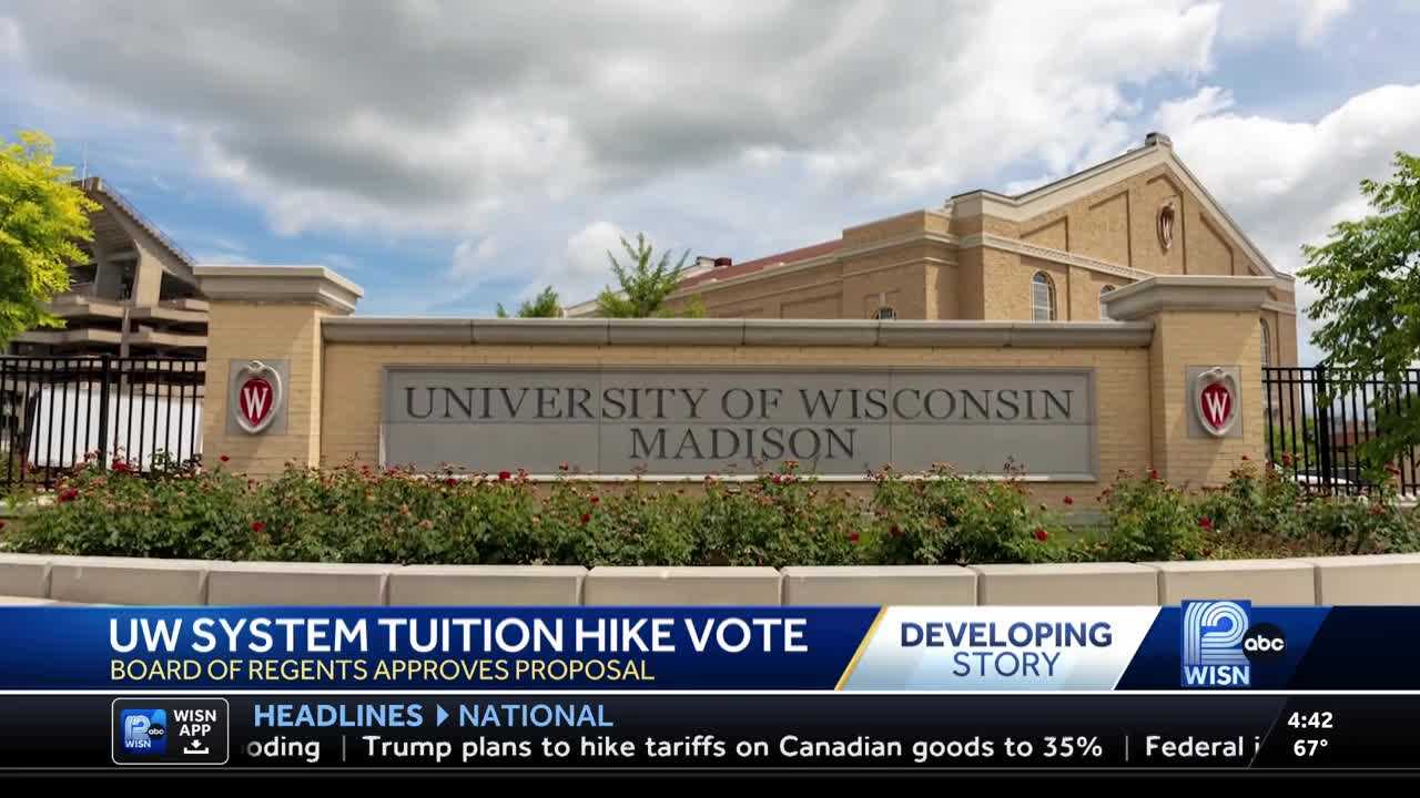 University of Wisconsin System Board of Regents approves tuition hike