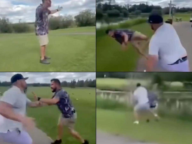 Loudmouth golfer roughed up by ex-NHLer apologizes: 'Dropped like a ...