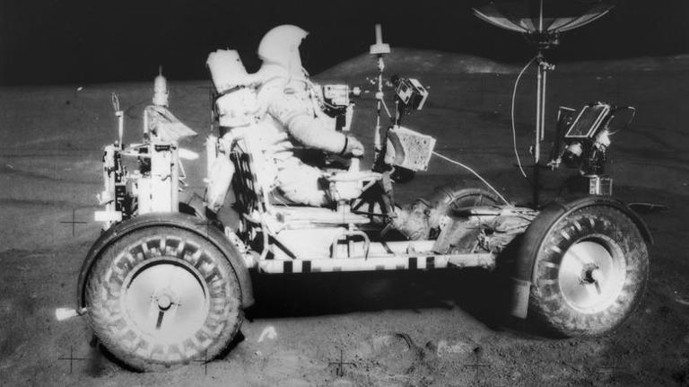 Who Made The Tires For The First Lunar Rover And What Were They Made Of?