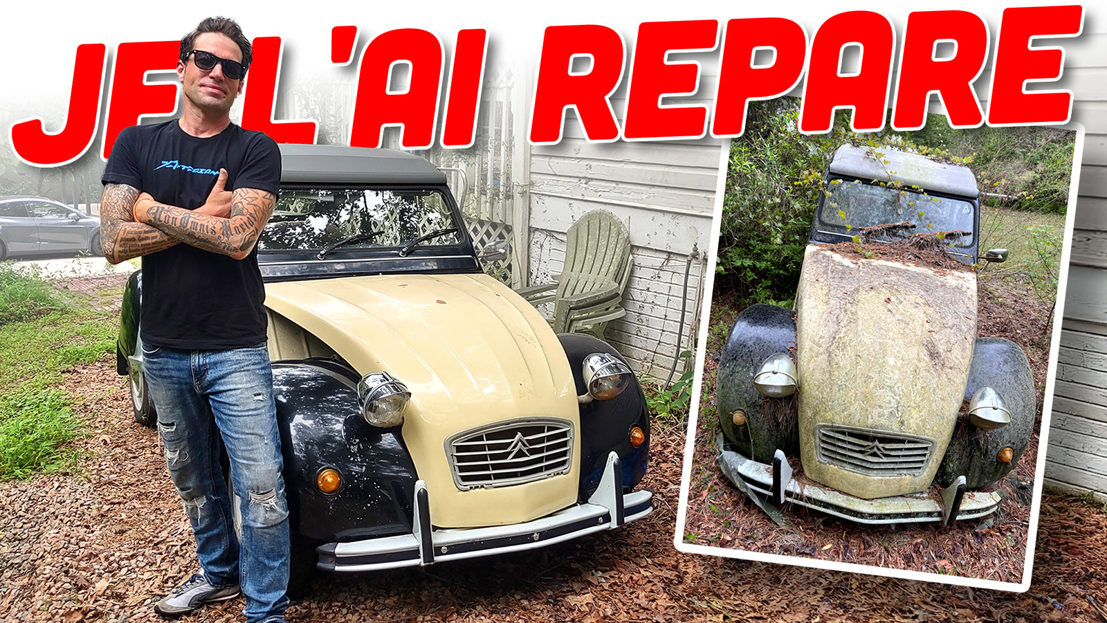 How I Rescued A Long-Neglected Citroen 2CV Covered With Bullet Holes