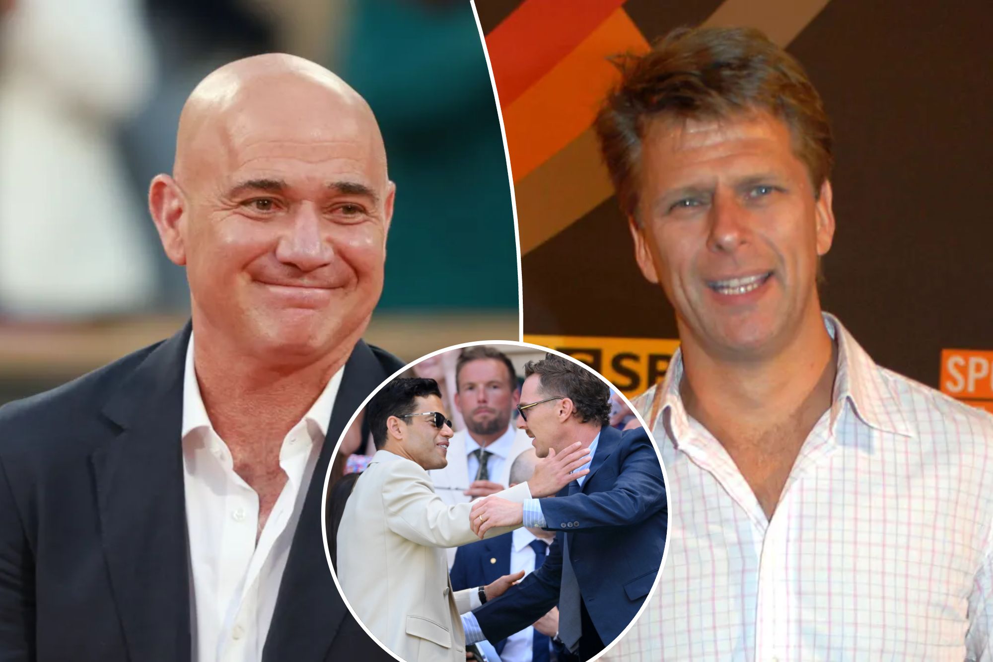 Andre Agassi snaps at commentator over celebrity questions in awkward ...