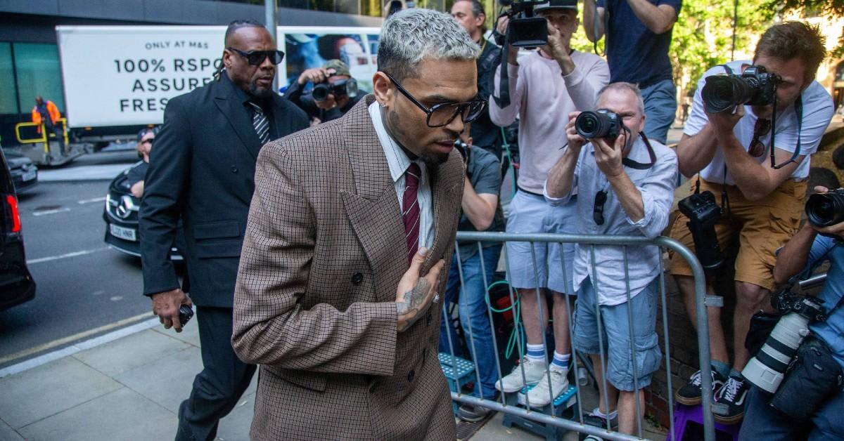 Chris Brown Arrives to Court in London, Pleads Not Guilty After Being ...