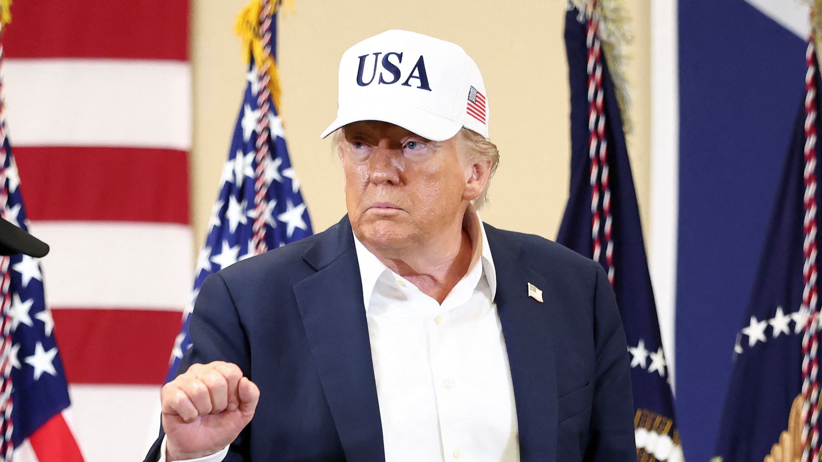 Trump Insults ‘Evil’ Reporter Who Dares to Ask About Floods