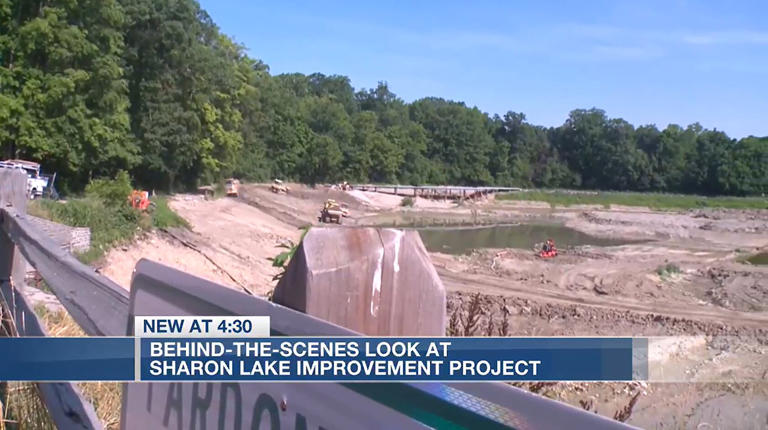 Investments are being made to conserve and improve Sharon Lake