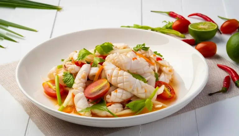 Salade thaïlandaise de calmars (Yam Pla Muk)