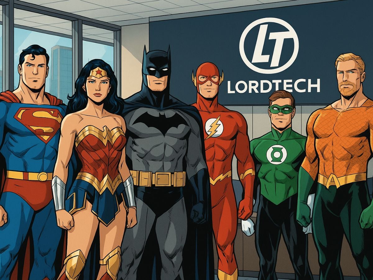 ¿Qué es LordTech, la empresa de DC que patrocina a la Liga de la Justicia?