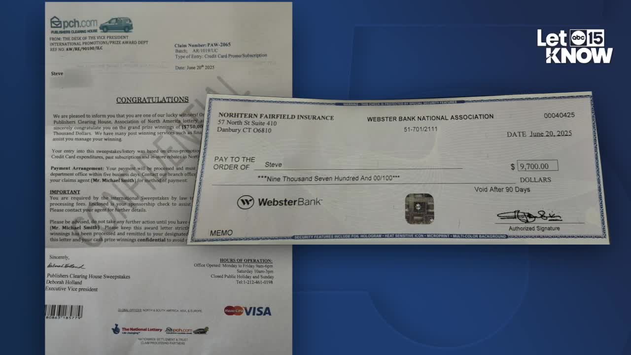 An old scam is hitting mailboxes in Arizona again. Watch out for ...