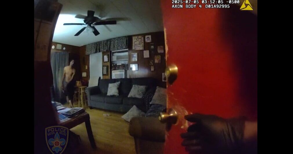 Body camera footage from BRPD officer-involved shooting on Washington ...