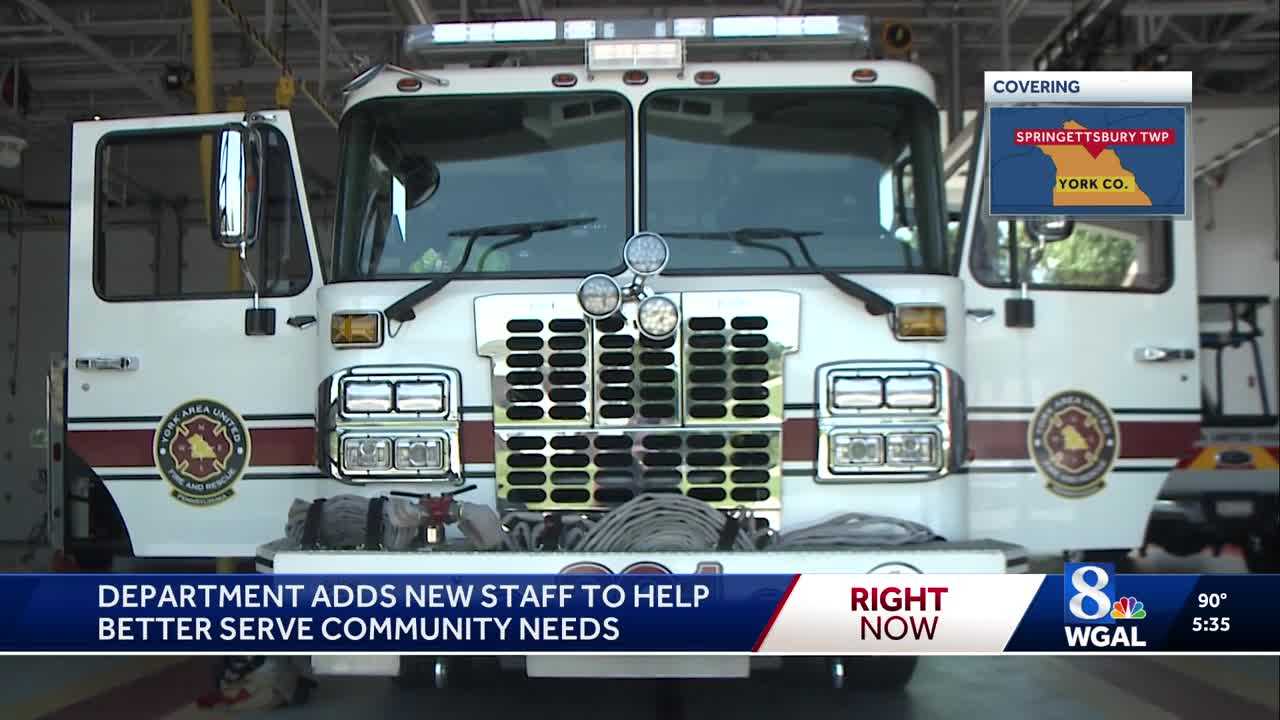 York Area United Fire and Rescue adds firefighters to Truck 381