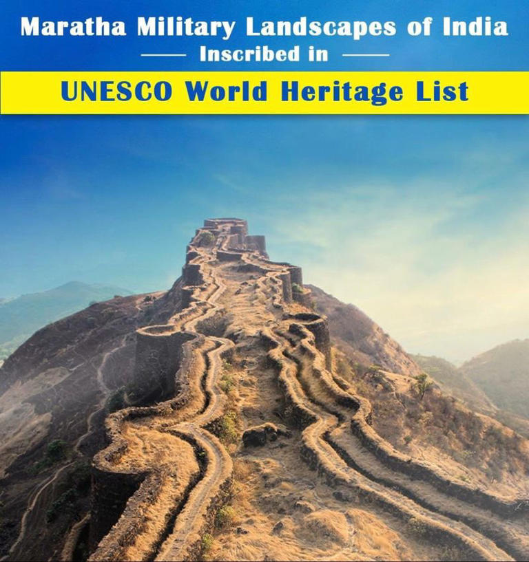India's 'Maratha Military Landscapes' inscribed on UNESCO World ...