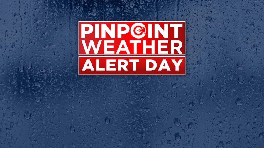 Pinpoint Weather Alert Day issued for heavy rain, thunderstorms