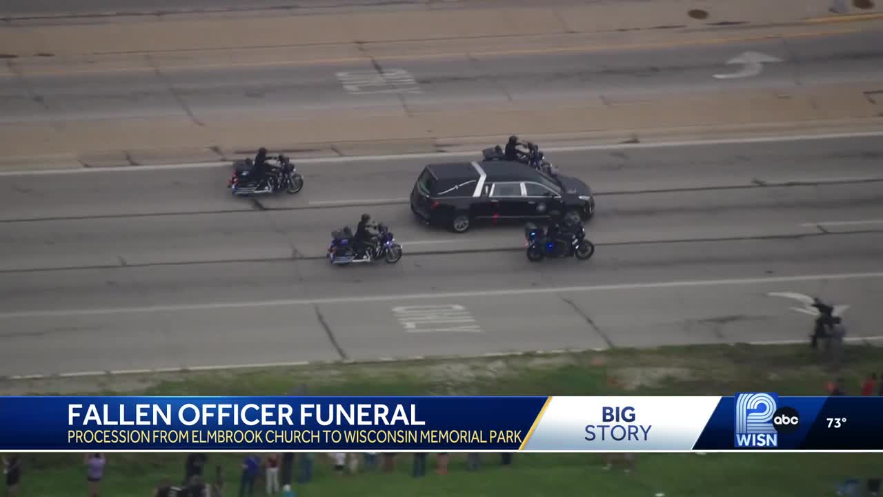 Community honors fallen officer Kendall Corder with Procession