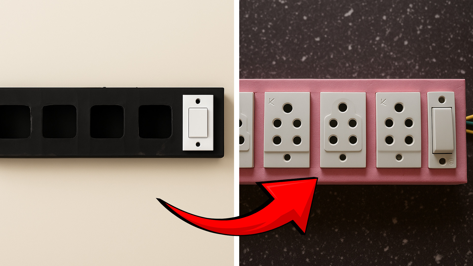 How to Make an Electric Extension Board at Home | Safe DIY Wiring ...