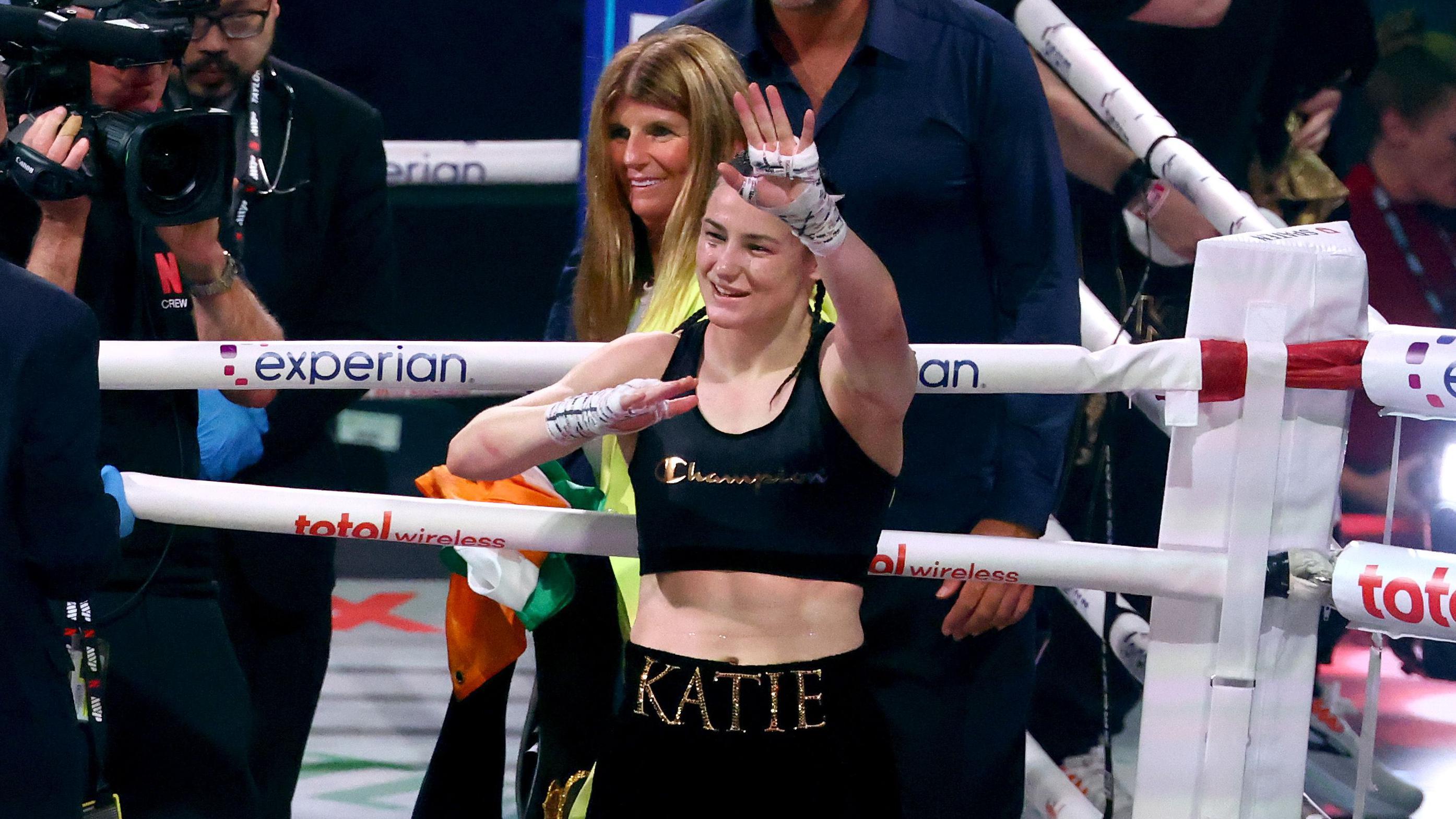 Taylor beats Serrano again in thrilling trilogy fight
