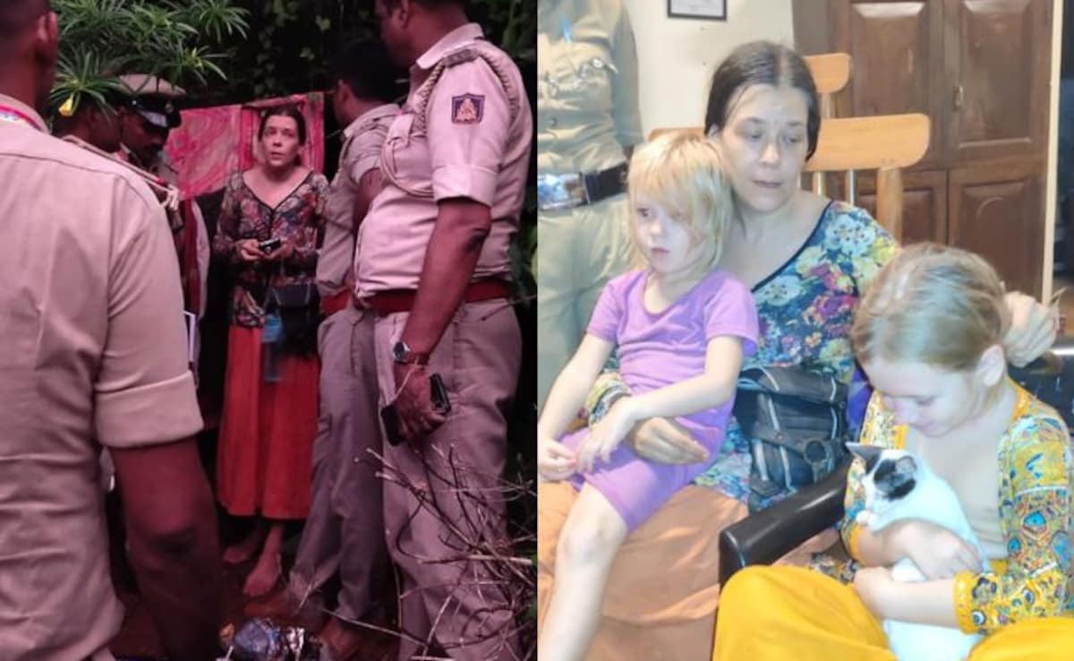 Russian Woman Found Living In Cave With 2 Daughters In Karnataka