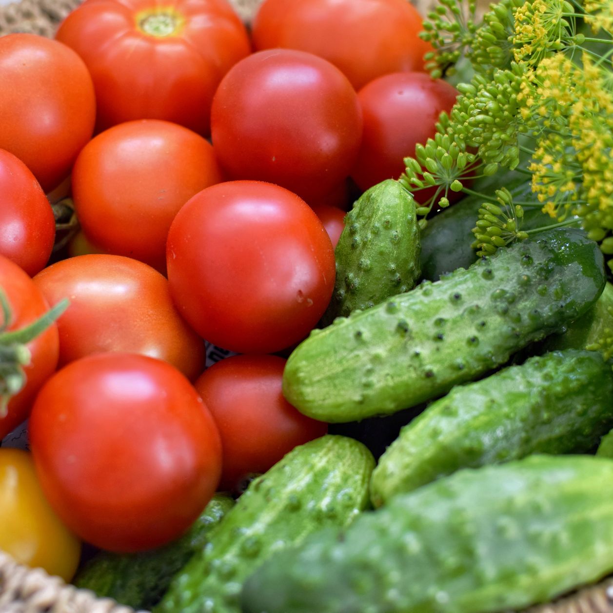 Non, mélanger les tomates et les concombres dans votre salade n'est pas ...