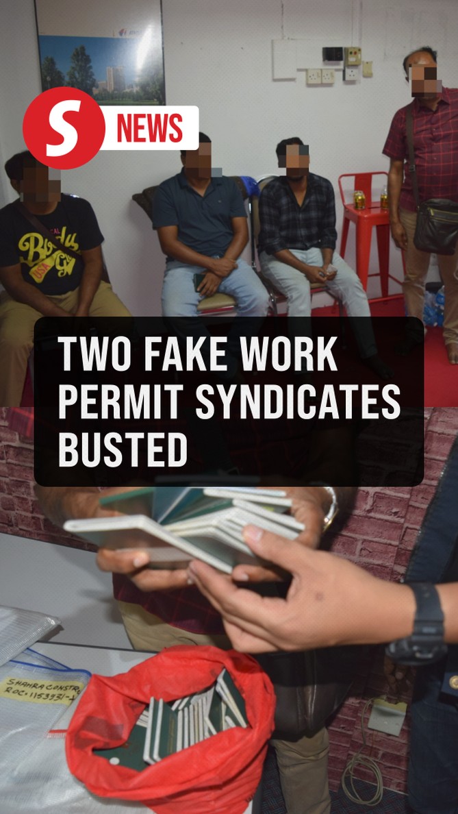 Two syndicates selling fake work permits busted by Immigration Dept